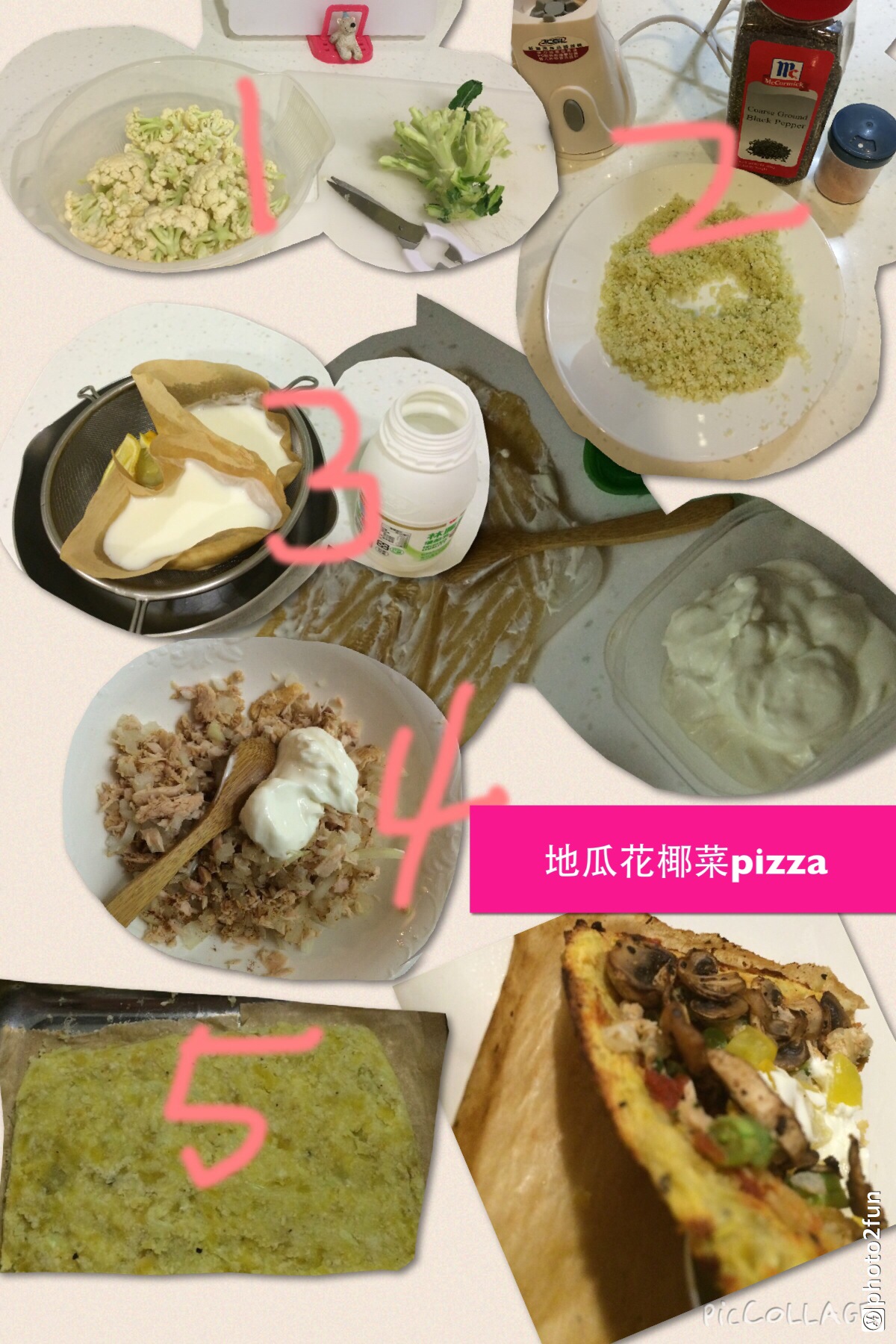 花椰菜無麩質PIZZA by Shiun Huang - 愛料理