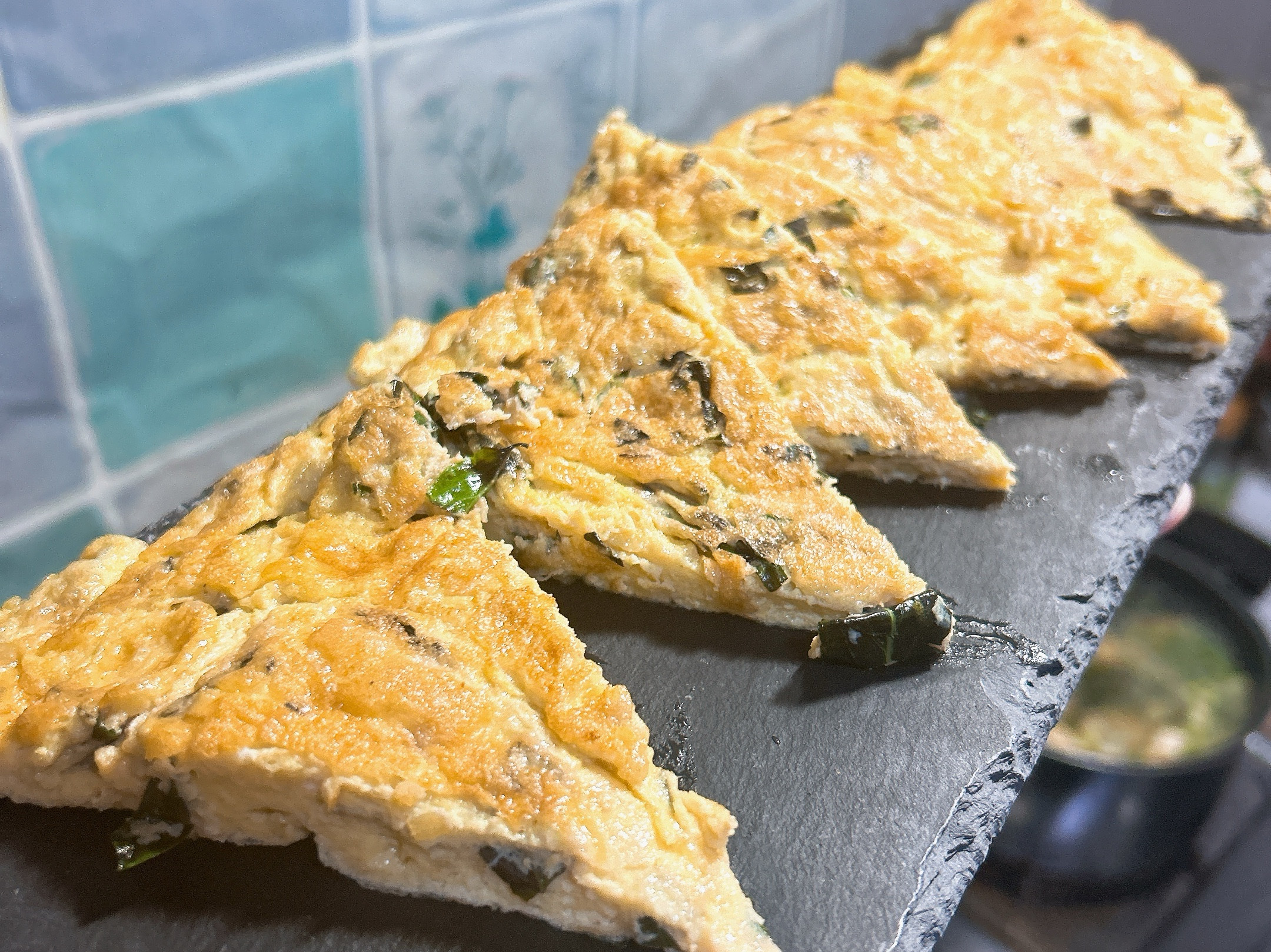 九層塔烘蛋 by Karvin - 愛料理