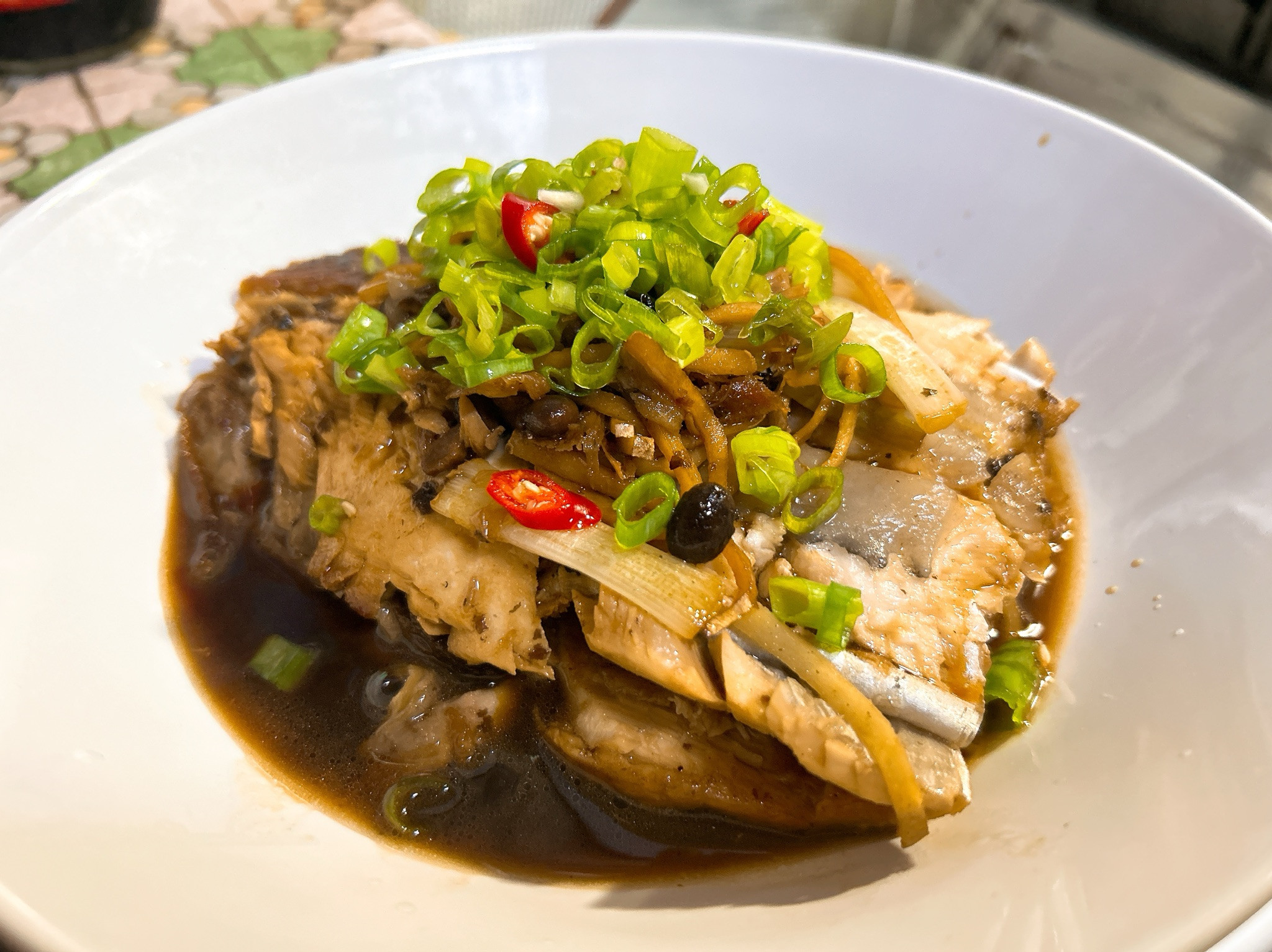 蔥燒虱目魚肚 by Karvin - 愛料理