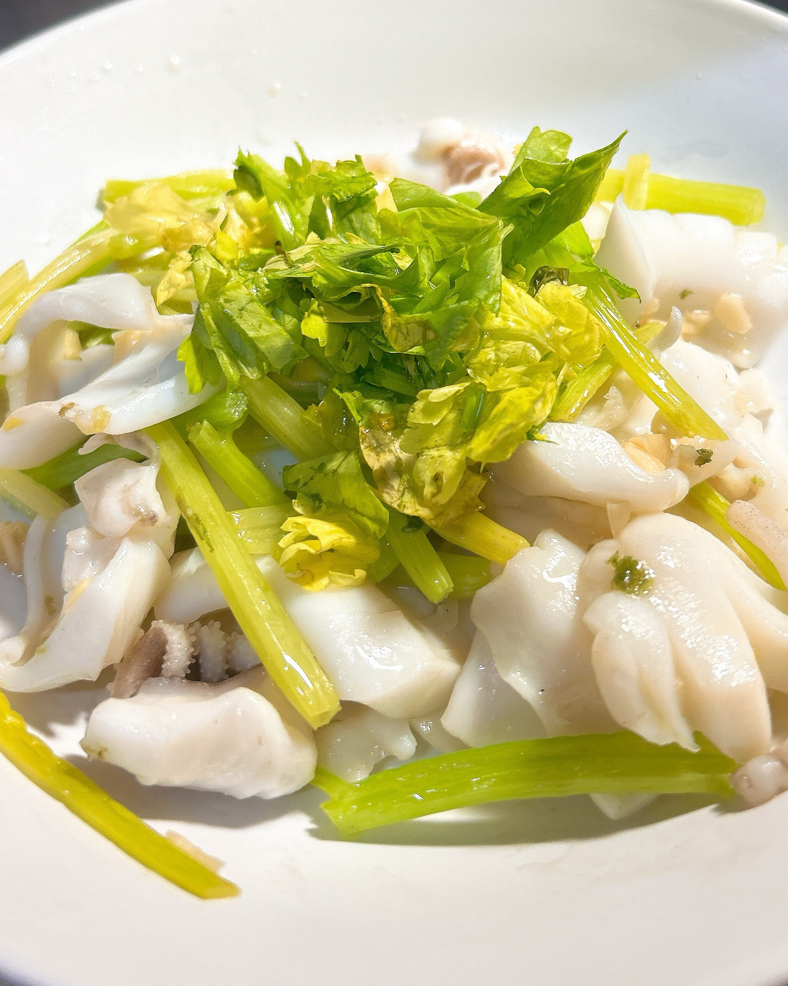 芹菜炒花枝 by Karvin - 愛料理